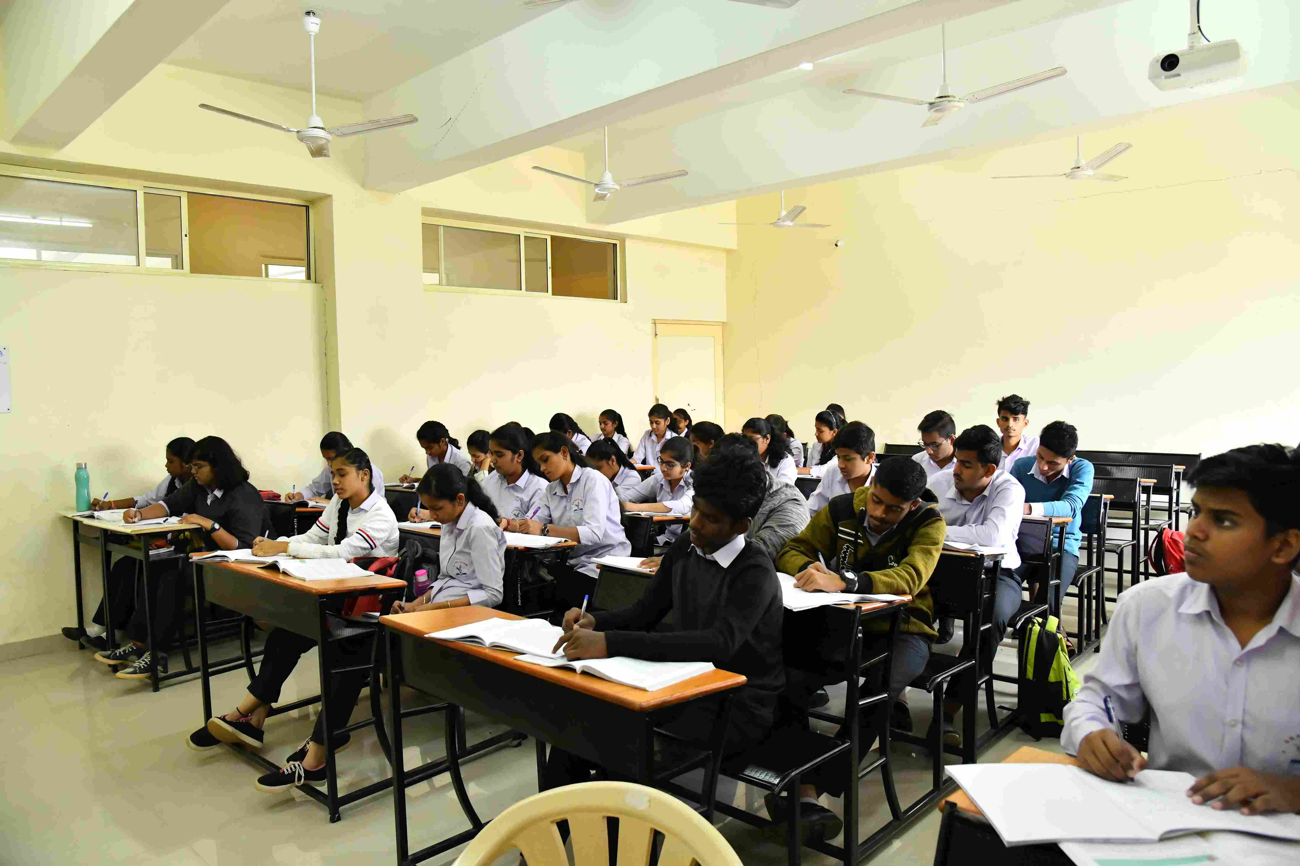 The PCACS college has a huge library, Reading Hall, and dormitories ...